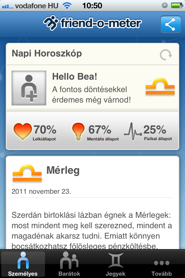 Magyar fejlesztés: Friend-O-Meter Pro, avagy kihez mennyire passzolsz ...