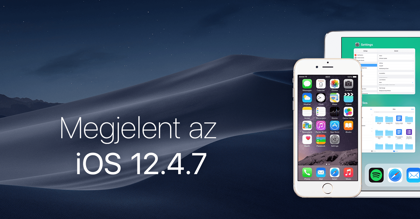 Megjelent az iOS 12.4.7 – biztonsági javítások a régebbi készülékekre - Szifon.com