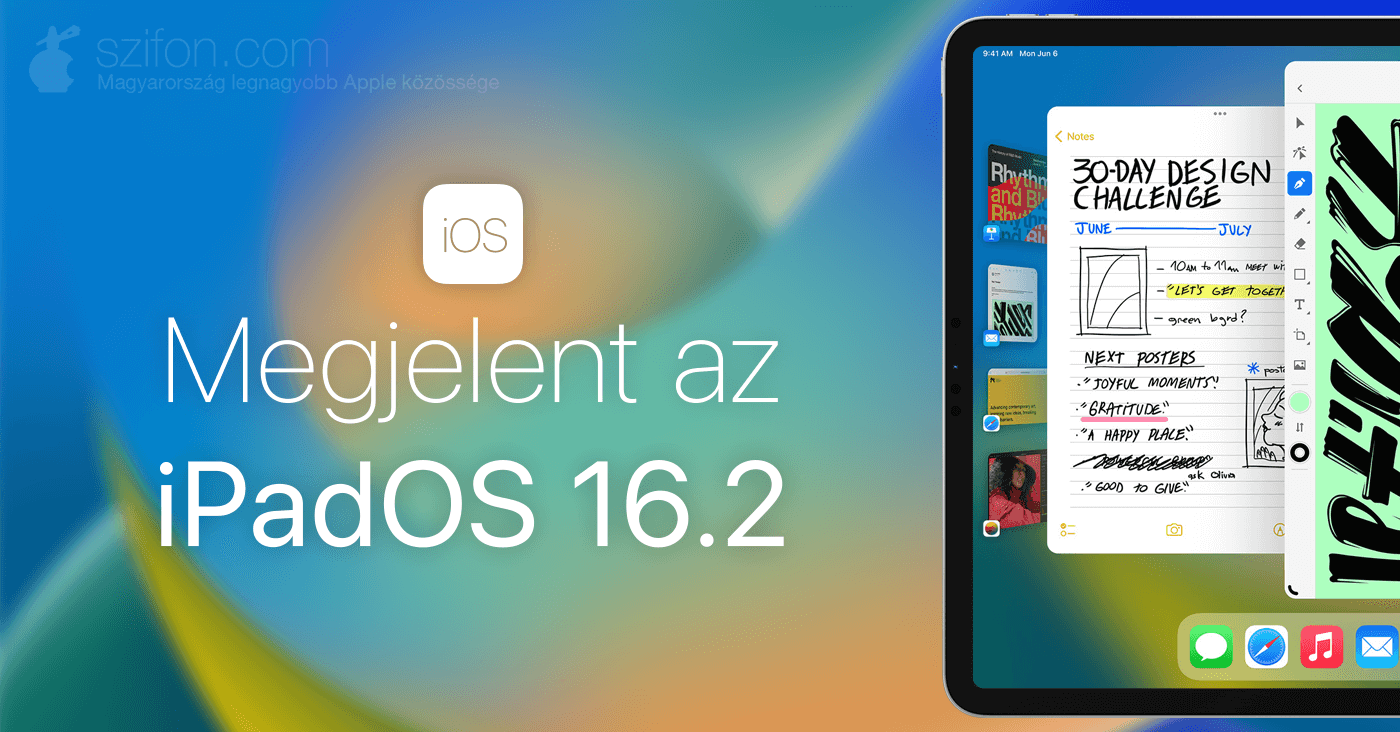 Megjelent az iPadOS 16.2 – Freeform app, Apple Music Éneklés és más újdonságok - Szifon.com