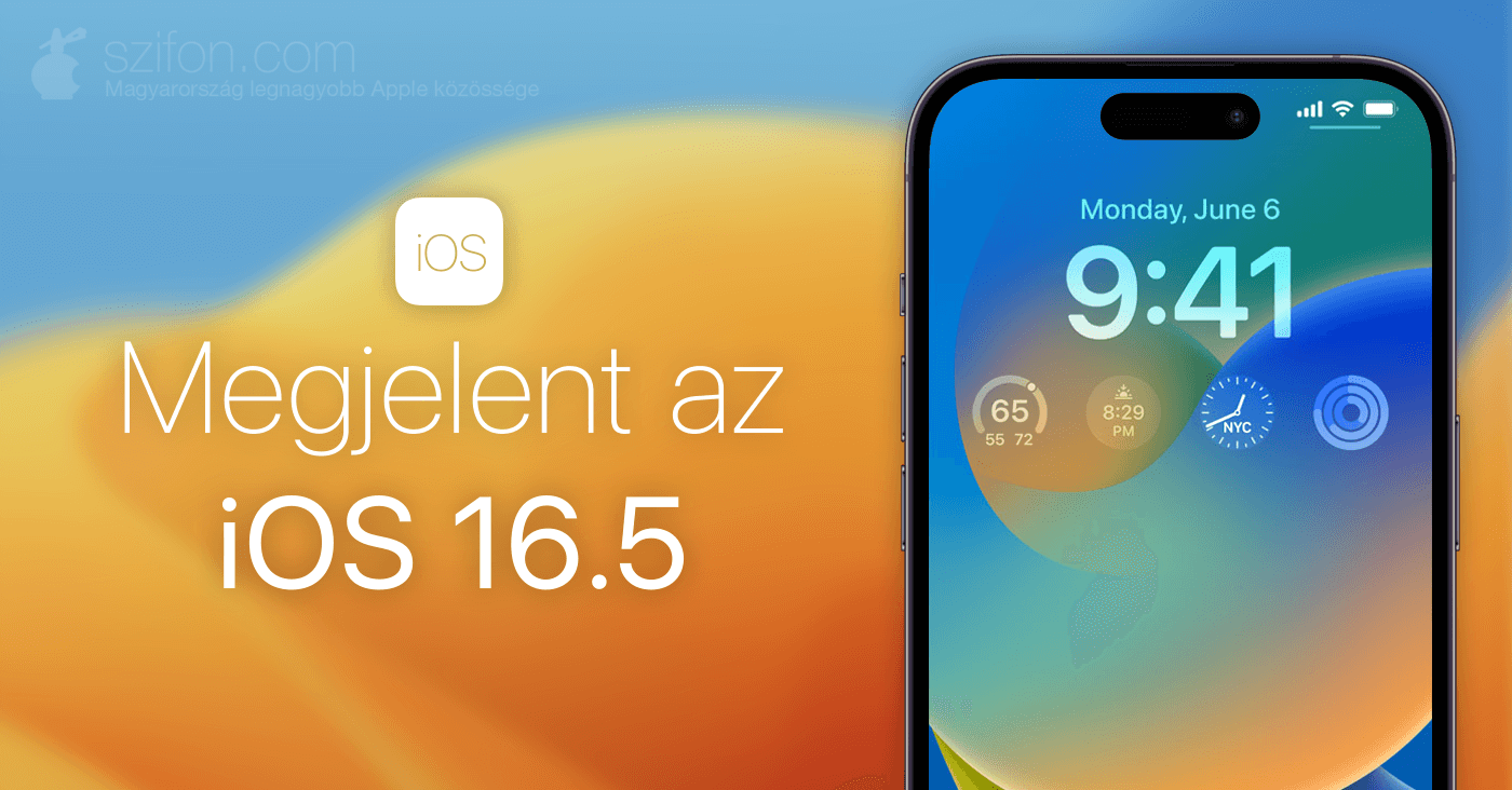 Megjelent az iOS 16.5 – egy új háttérkép és hibajavítások - Szifon.com